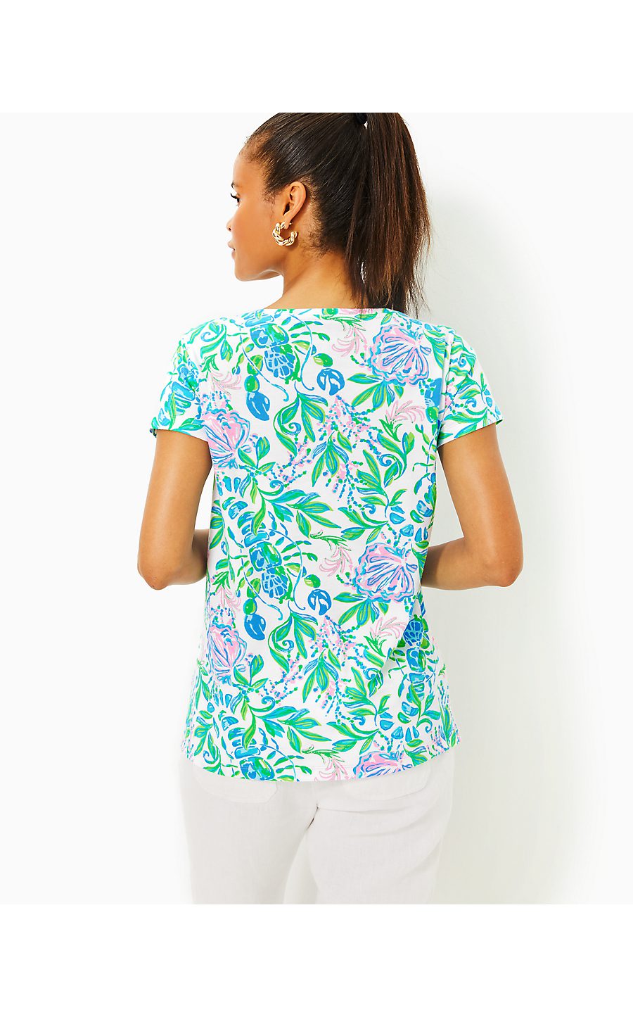 MEREDITH TEE - JUST A PINCH - Lilly Pulitzer Store - Life's a Beach