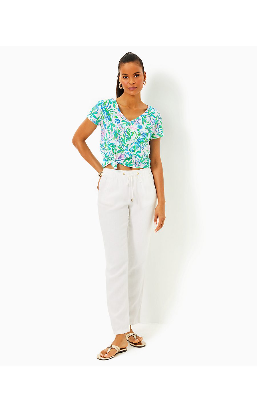 MEREDITH TEE - JUST A PINCH - Lilly Pulitzer Store - Life's a Beach